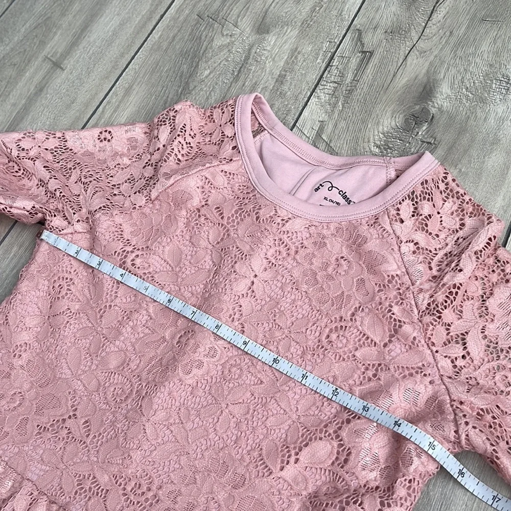 art class | Dresses | Art Class Girl Rose Stretch Lace Dress Size Xl ...